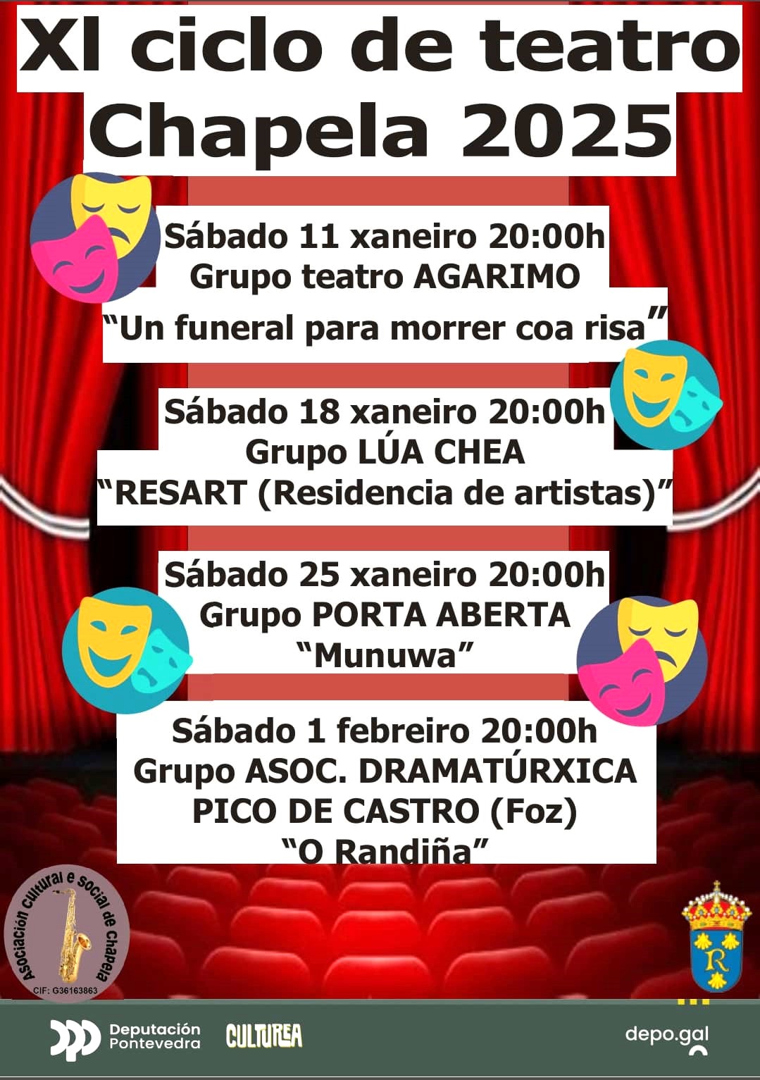 XI Ciclo de Teatro de Chapela – Teatroamater